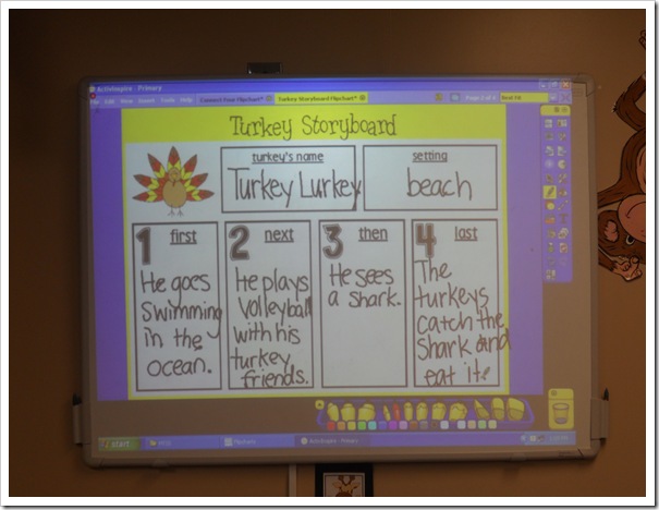 Mrs. Bumgardner's 1st Grade Class: It’s Turkey Time